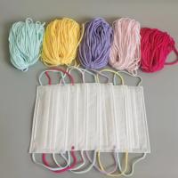 China Soft Earloop Elastic Cord For Face Mask 5mm 6mm for sale