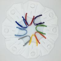 China 3ply Disposable Face Mask Elastic Ear Loop Material Colorful Flat Round Elastic Rope for sale