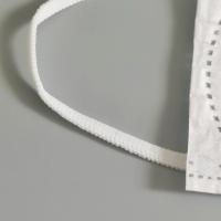 China Adjustable Soft Elastic Ear Loops Flat Masks Accessories White Colour 5mm for sale