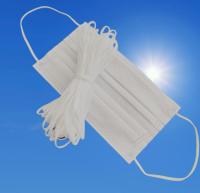 China ECO Friendly White Adjustable Elastic Ear Loops For Masks 3.5MM 4MM 5MM for sale