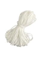 China Nylon Polyester Round Elastic Webbing Band EarLoop For 3ply Face Mask 2.8mm for sale