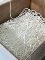 China 5mm Flat Ear Loop Elastic Cord  White Polyester Spandex Earloop For Korean 3D Mask for sale