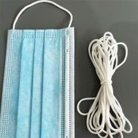 China White Stretchy Ear Loops Thread Earloop Elastic Band Soft 2.5-2.8mm for sale