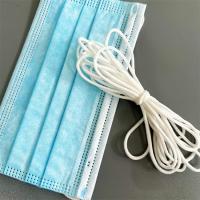China Spandex Nylon White Round Elastic Cord Rope String Band Tape 2.5mm 2.8mm 3mm for sale