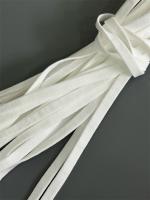 China 6mm 6.5mm 7mm 3 Ply Face Mask Flat Ear Loop White Cord Ear Tie Rope for sale