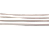 China Adjustable Flat Nose Wire For Face Mask 3mm 5mm PE PP Full Plastic Nose Bridge Clip for sale