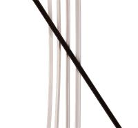 China Medical 3d Black Face Mask Nose Wire Double Wire Nose Bridge 5.0mm for sale