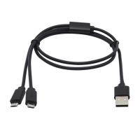 China 2-in-1 USB Type-C Cable with 5A Fast Charging 10Gbps Data Transfer and Braid Shielding for Universal Compatibility for sale