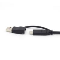 China 2-in-1 USB Type-C Cable with 5A Fast Charging 10Gbps Data Transfer and Braid Shielding for Universal Compatibility for sale