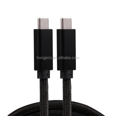 China USB3.0 Nylon Braided Metal Case 3A Fast Delivery 5Gbps Data Cable Type C Cable for sale