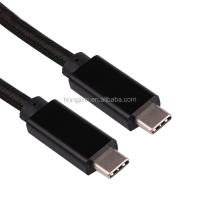 China USB 3.1 Type C to Type C Cable with 5Gbps Data Transfer 3A Fast Charging and Nylon Braided Jacket for sale