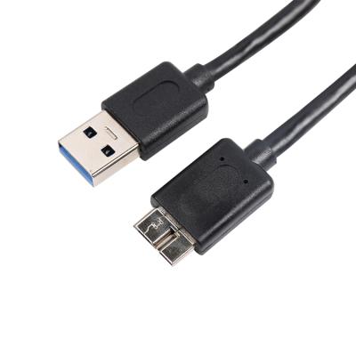 China Custom OEM/ODM Micro B USB 3.0 Data Cable with 3A Fast Charging and Braid Shielding for 5Gbps Transfer Speed for sale
