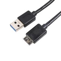 China Custom OEM/ODM Micro B USB 3.0 Data Cable with 3A Fast Charging and Braid Shielding for 5Gbps Transfer Speed for sale