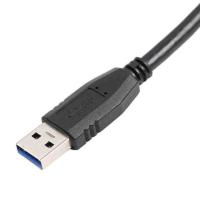China Wholesale USB 3.0 Black Extension Cable AM to Micro B for Hard Drive Disk Converter Braid Shielding Compatible Printer Computer for sale