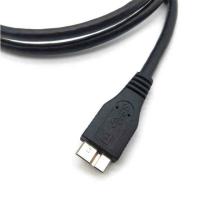 China Wholesale USB 3.0 Black Extension Cable AM to Micro B for Hard Drive Disk Converter Braid Shielding Compatible Printer Computer for sale