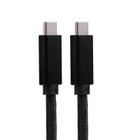 China Braided Nylon USB3.0 4.0 Cables Gold Plated Terminal Dielectric Test 100W 10G Heavy Duty Cable Designed for Data Transfer for sale