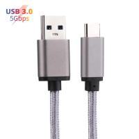 China PVC 5Gbps USB 3.0 Type a Plug to 3A USB C Type C Type-C Fast Charging Data Transfer Mobile Phone Cable Cord for sale