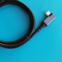 China AOC USB3.1 High-Speed Right Angle 90 Degree VR Cable Type C C Fiber Optic Braid Shielded Male-Male Gaming PC Data Transfer Cable for sale