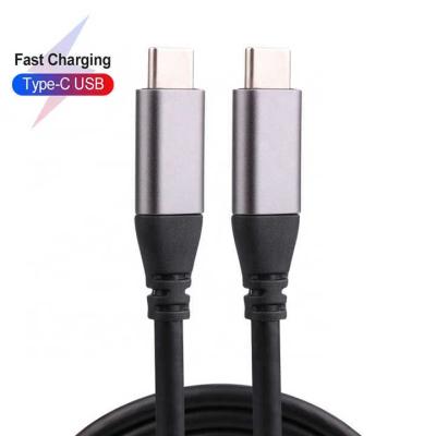 China 60W 3A Pd Fast Charging Data Cable Light Weight Soft Silicone USB Type C to Type C with Nylon & PVC Jacket for Cameras Computers for sale
