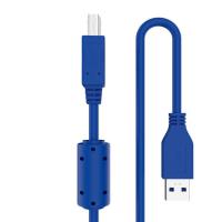 China High Quality USB 3.0 Type-B Square Mouth Blue Cable USB a to B High-Speed Data Transmission for Computer Printer Braid Shielded for sale