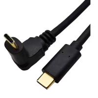 China USB 3.1 Type C Cable with 90 Degree Elbow for 3A Fast Charging and 10 Gbps Data Transfer for sale