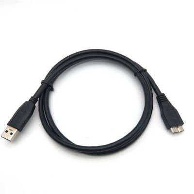 China FTDI Chip USB 3.0 Male Micro B Male 10 Pin Plug 1m/2m Copper Conductance Sync Cable Cord PVC Braid for Android Tablet Charging for sale