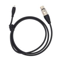 China Type C to XLR Connectors 26awg*3c Black PUR Jacket USB2.0 CM to 7P XLR 7Pin Female Cable for sale
