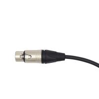 China Type C to XLR Connectors 26awg*3c Black PUR Jacket USB2.0 CM to 7P XLR 7Pin Female Cable for sale