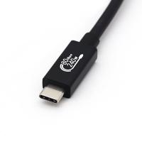 China USB 80G 240W Braid Shielded Type-C to Type-C Cable for Barcode Scanner with 4K120Hz Support for sale
