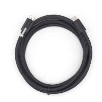 China USB-C Cable with Screw Locking for 100W Power Delivery and 10Gbps Data Transfer for Industrial Cameras for sale