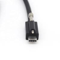 China USB-C Cable with Screw Locking for 100W Power Delivery and 10Gbps Data Transfer for Industrial Cameras for sale