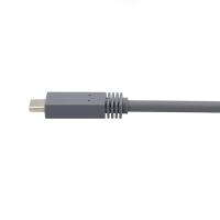 China New 1m TPE Jacket USB4.0 Coaxial Cable 40Gbps Thunderbolt 240W 100W USB4.0 C Male Right Angle Braid Shielding for Computer for sale