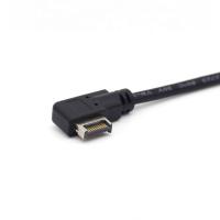 China Motherboard Expansion USB 3.0 Angle Type E Male to Angle Type E Cable for sale