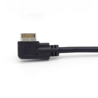 China Motherboard Expansion USB 3.0 Angle Type E Male to Angle Type E Cable for sale