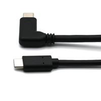 China High Quality OTG 10G USB3.0 USB 3.1 Right Angle 90 Degree Type C Cable Braid Shielding for Computer Printer Earphone for sale
