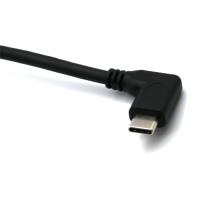 China High Quality OTG 10G USB3.0 USB 3.1 Right Angle 90 Degree Type C Cable Braid Shielding for Computer Printer Earphone for sale