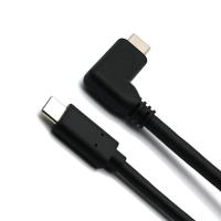 China High Quality OTG 10G USB3.0 USB 3.1 Right Angle 90 Degree Type C Cable Braid Shielding for Computer Printer Earphone for sale