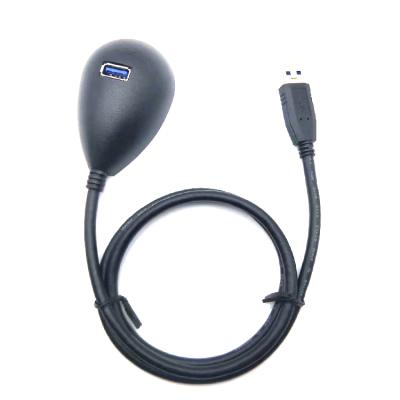 China High-Speed 5Gbps USB 3.0 Charger Data Extension Cradle Docking Cable Cord 80cm Male Female Stand Braid for Printer Wireless WIFI for sale