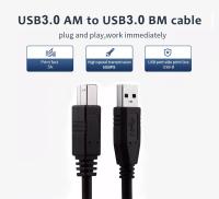 China Top Quality USB3.0 a Male to B Male Cable for Printer for sale