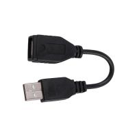 China USB 2.0 Male to Female Extension Cable with Braid Shielding 3A Fast Charging PVC Material for sale