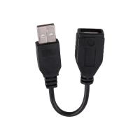 China USB 2.0 Male to Female Extension Cable with Braid Shielding 3A Fast Charging PVC Material for sale