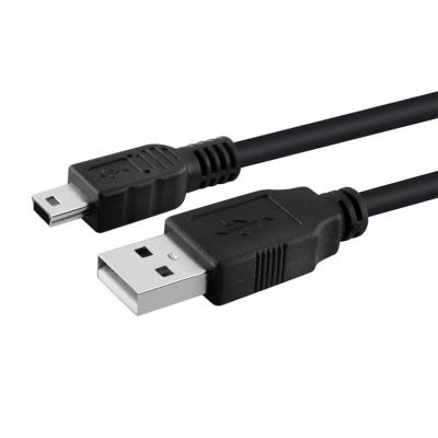 China 1.5M Mini USB 5 Pin Cable for Cellphone & Camera-5A/3A Fast Charging Braid Shielding TPE/PVC Material for sale