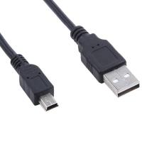 China 1.5M Mini USB 5 Pin Cable for Cellphone & Camera-5A/3A Fast Charging Braid Shielding TPE/PVC Material for sale