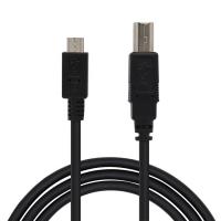 China Customized Micro USB to USB BM Cable with Braided Shielding and Tinned Copper Conductor for Printer Scanner for sale