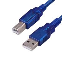 China USB 2.0 AM to BM Cable with 480Mbps Data Transfer, Tinned Copper Conductor, and Customizable Length for Printers and Scanners for sale