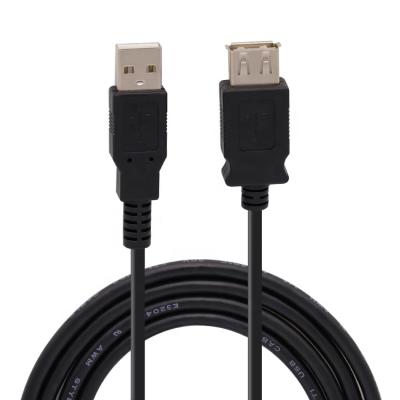 China USB 2.0 a Male to a Female Cable AM to AF Beige or Black Jacket for sale
