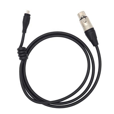 China USB2.0 Type C Male to XLR 7Pin Female Cable with Braid Shielding PVC and TPE Jacket for sale