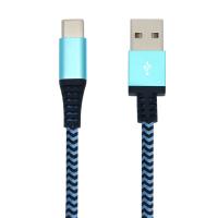 China Nylon Braided USB a to Type C Cable Fast Charging and Data Transfer USB C Quick Charger Cord for Mobilephone Computer for sale