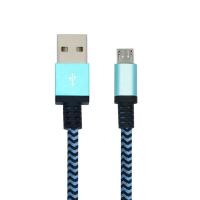 China USB to Micro USB 3A Fast Charging Cable with Nylon Braiding 1M Length for Camera and Computer Use for sale