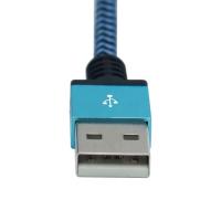 China USB to Micro USB 3A Fast Charging Cable with Nylon Braiding 1M Length for Camera and Computer Use for sale